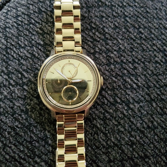 Fossil | Accessories | Fossil Gold Chelsea Watch | Poshmark